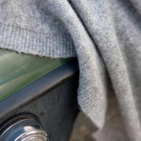 Dark Silver Grey Cashmere Wrap Shawl | The Travelwrap Company
