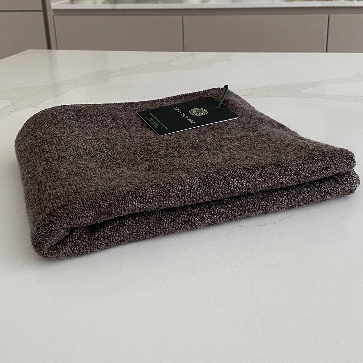 Brown Fizz Cashmere Scarf | The Travelwrap Company