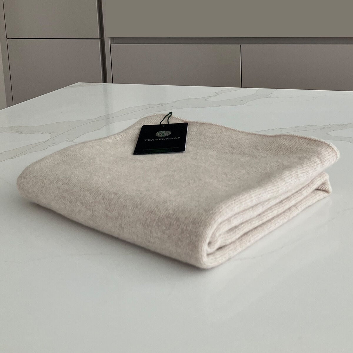 Mini Hampshire Cream Cashmere Scarf | The Travelwrap Company