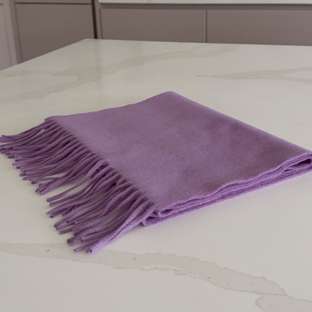 Woven Lilac Cashmere Scarf | The Travelwrap Company