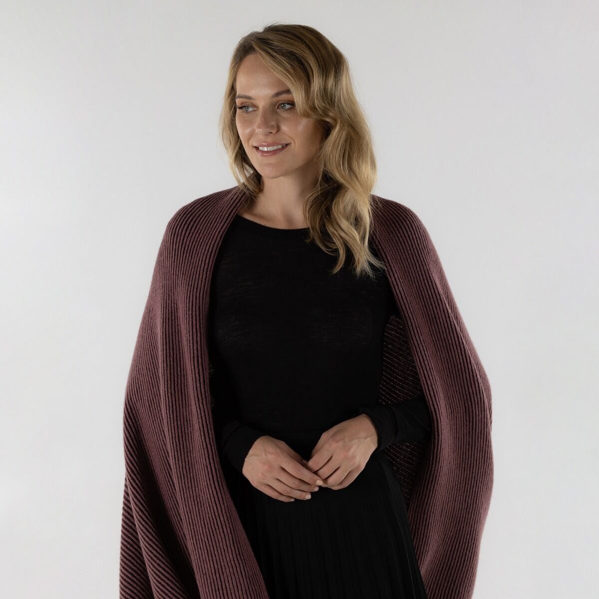 Shore Pink Cashmere Blanket Wrap | The Travelwrap Company
