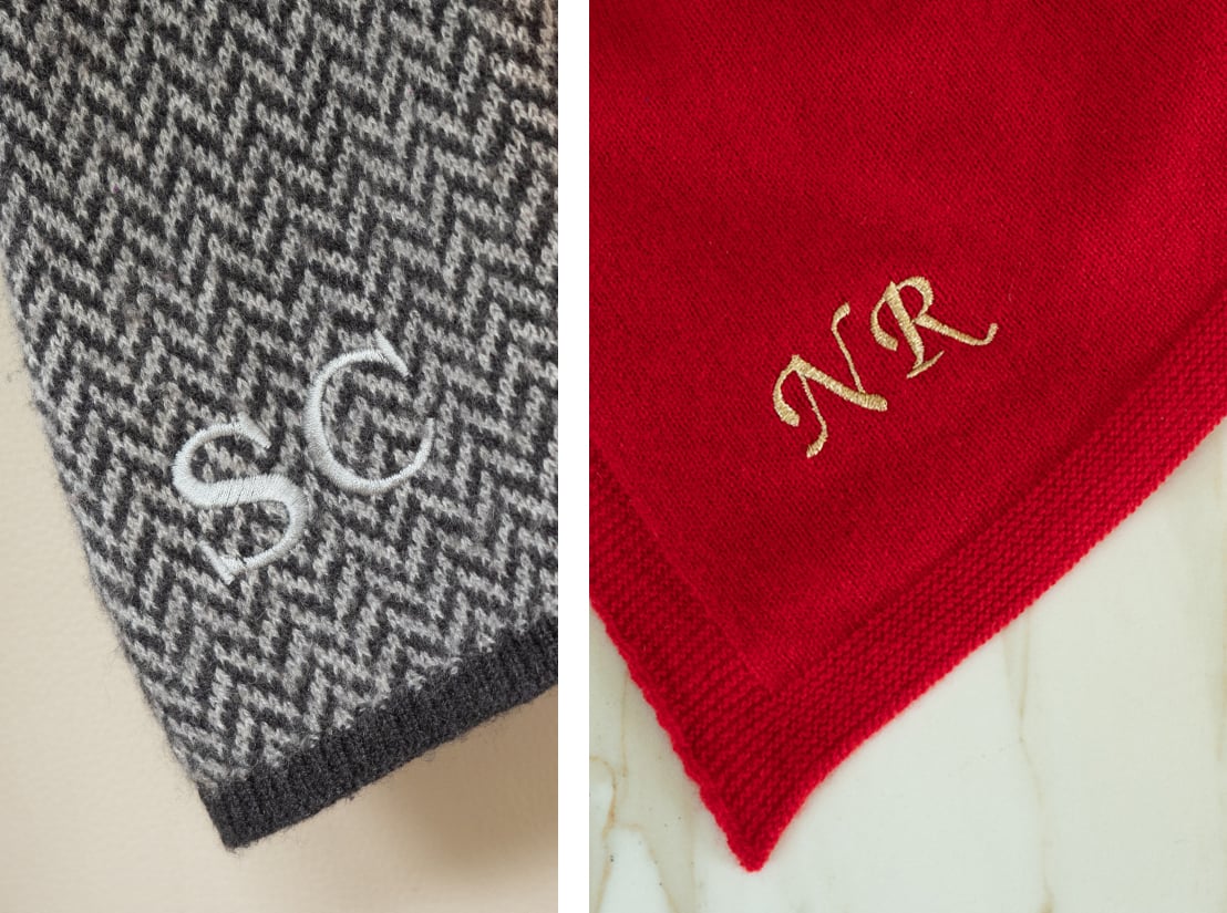 How To Monogram Your Cashmere Wrap | The Travelwrap Company